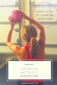 Physical Activity : How much do you really need?